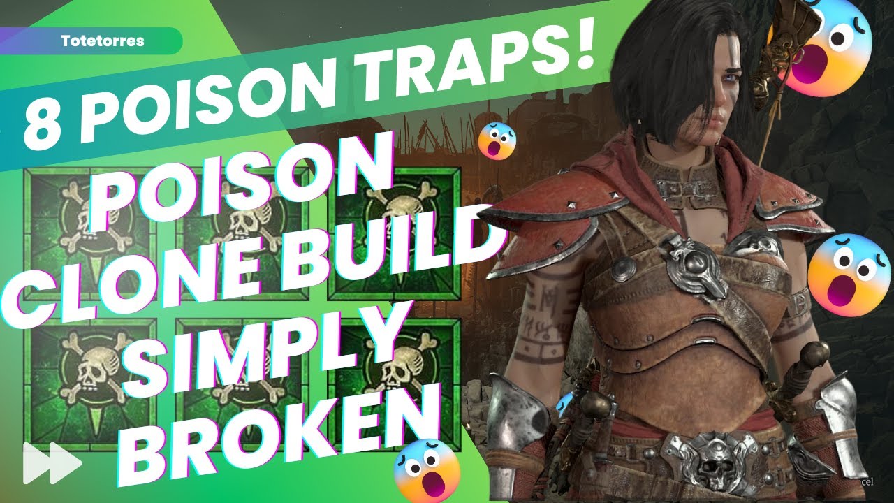 Double The Destruction with 8 Poison Traps in Diablo 4 Rogue Build ...