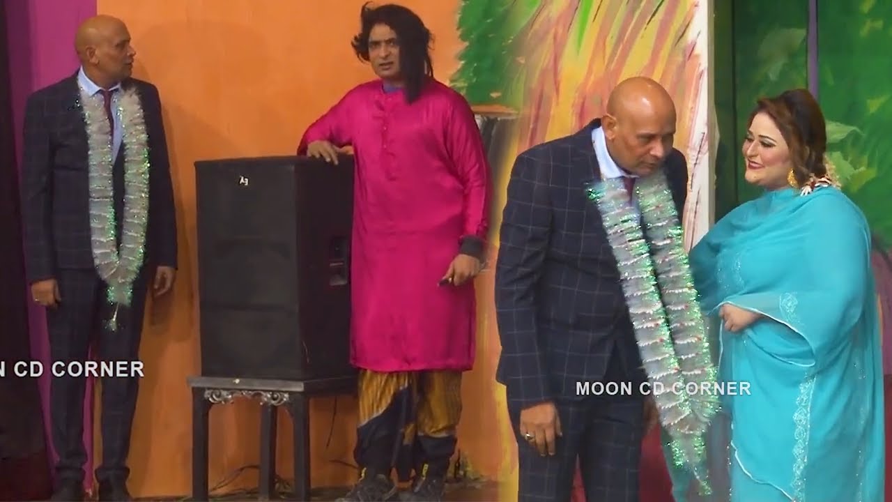 Amjad Rana with Akram Udas | Comedy Clip | Stage Drama 2022 | Punjabi ...