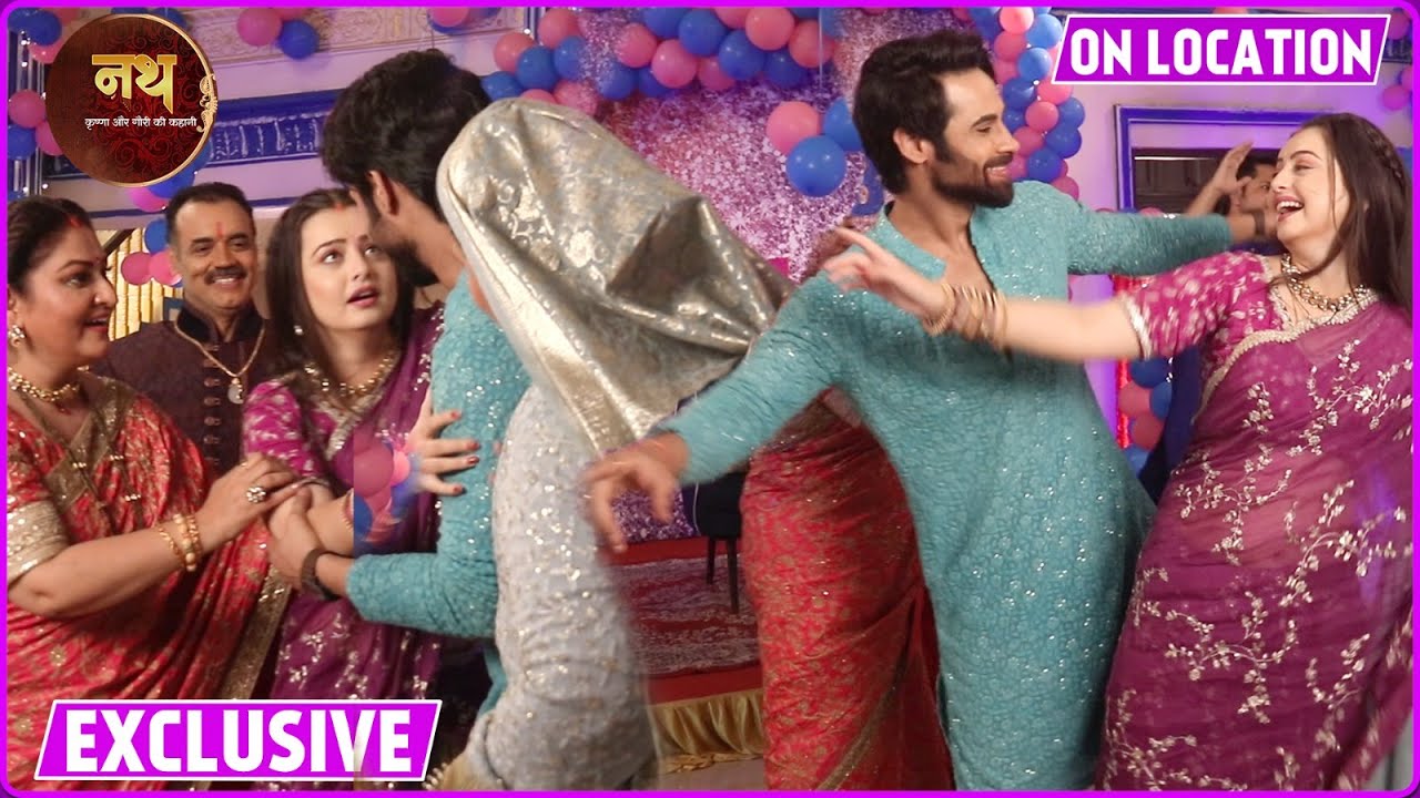 Nath On Location: Jeet Ne Diya Krishna Ko Surprise, Krishna Jeet Ne ...