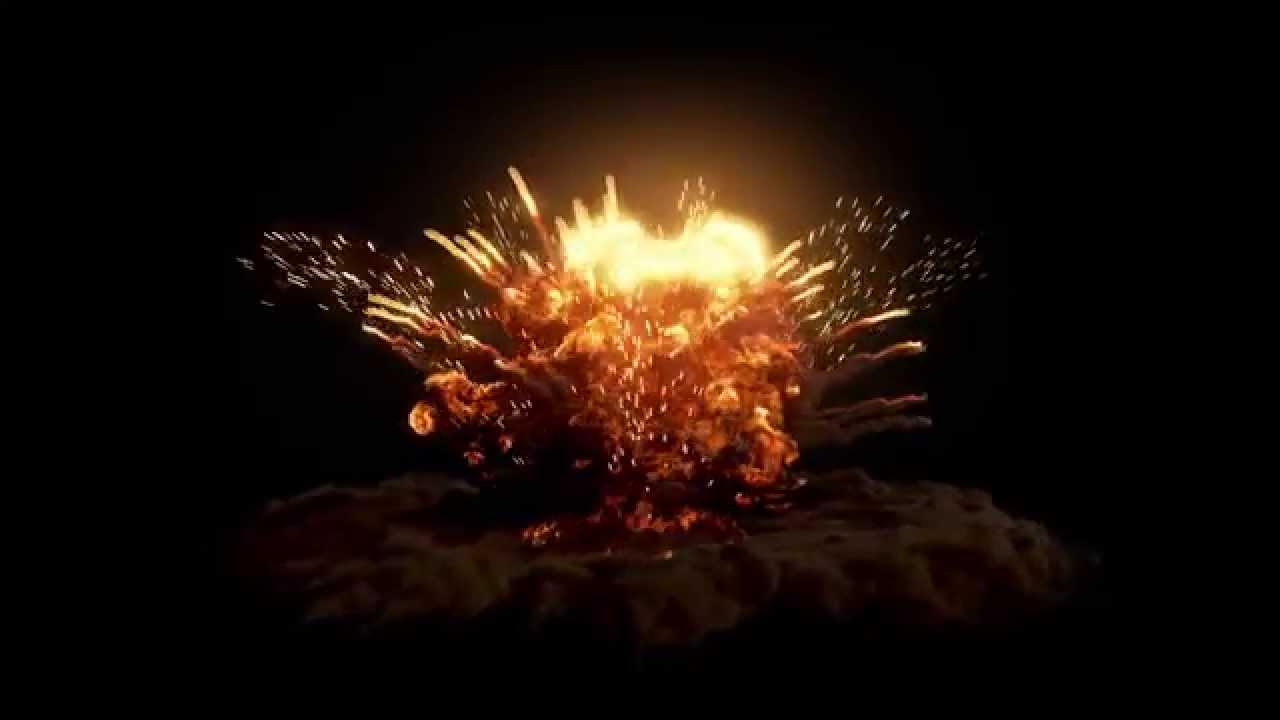 FumeFX Explosion_02 R&D - YouTube