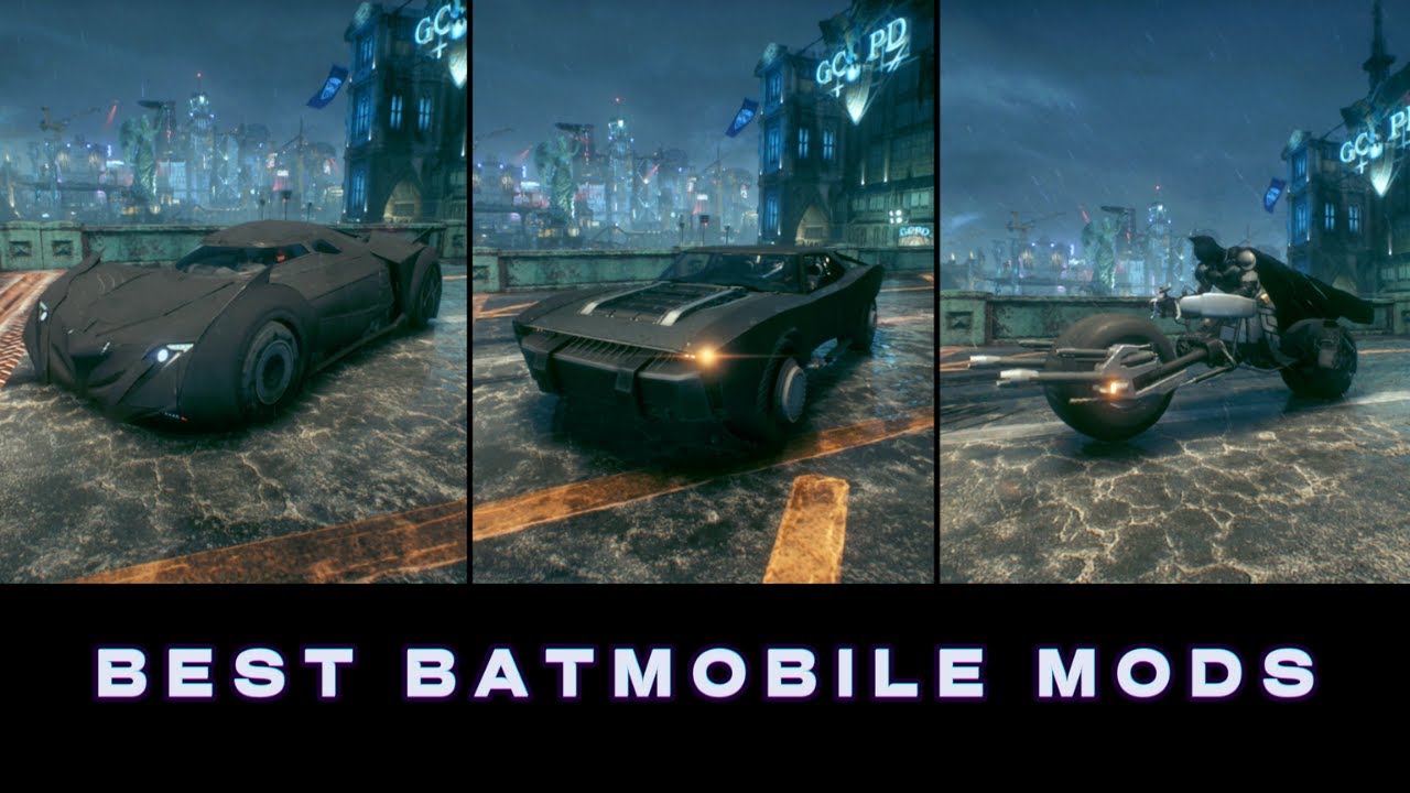 BEST Batmobile Mods in Batman Arkham Knight - YouTube