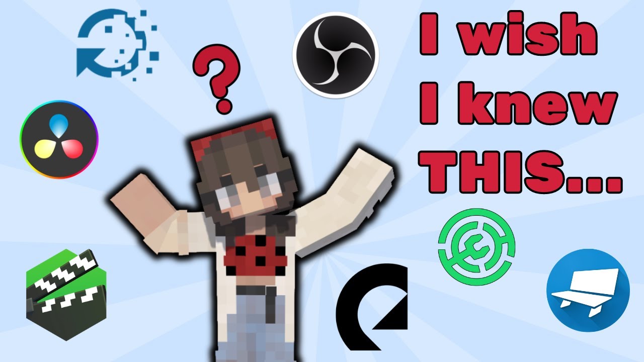 How to Start a Minecraft YouTube Channel | Programs and Tools I Wish I ...