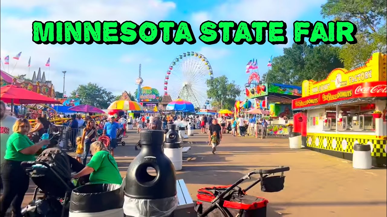 Exploring the Minnesota State Fair 2024 | Rides, Food, and Fun! - YouTube