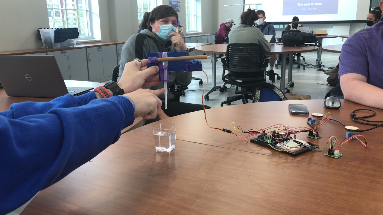 Pipette Squeeze Demonstration Group R - YouTube