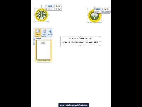 AUZEF Ödev Proje: Ödev Kapağı Hazırlama