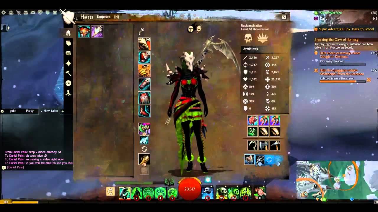 Guild Wars 2: Necromancer -Vamperic Tendencies Build v0.1 - YouTube