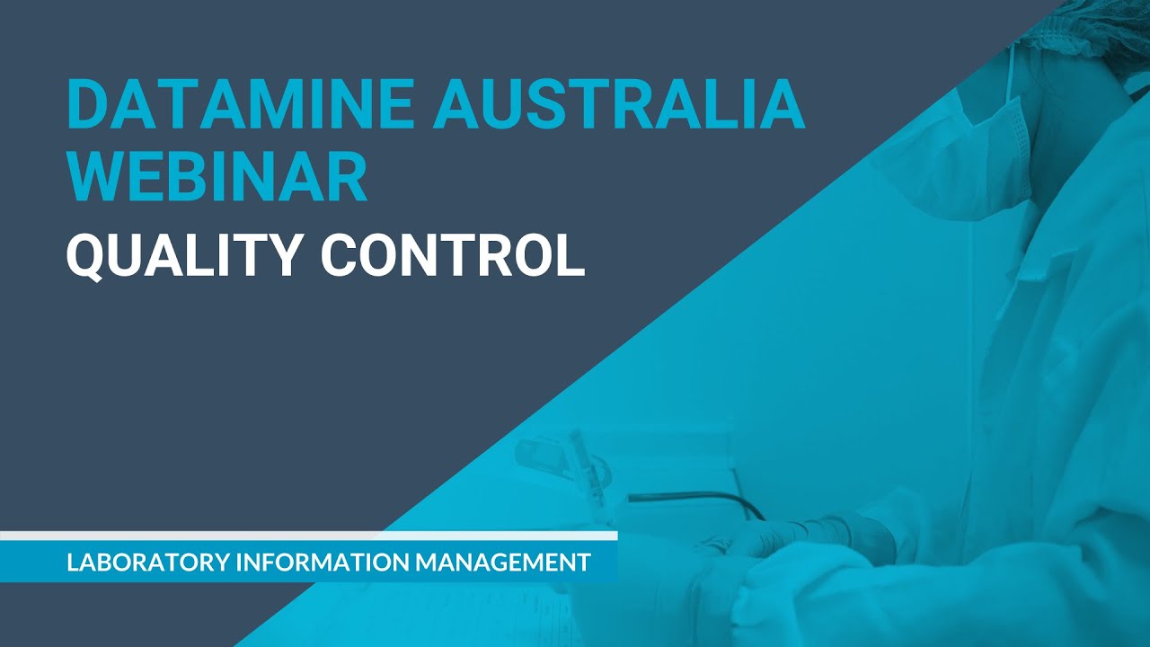 CCLAS LIMS - Quality Control Webinar - YouTube