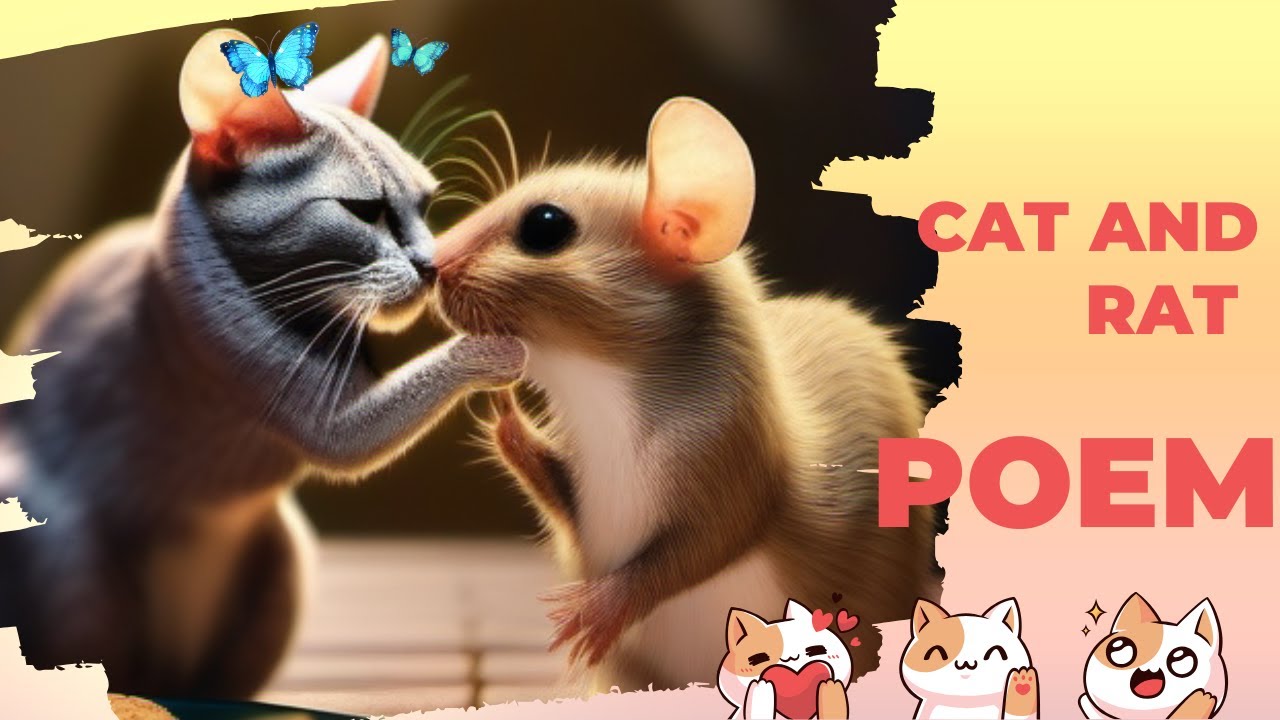 The Cat and Rat Friendship Poem - Poem for Kids - YouTube