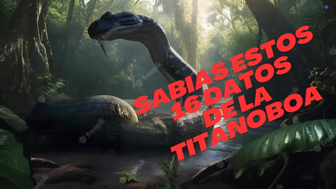 Datos que igual sabias de la Titanoboa - YouTube
