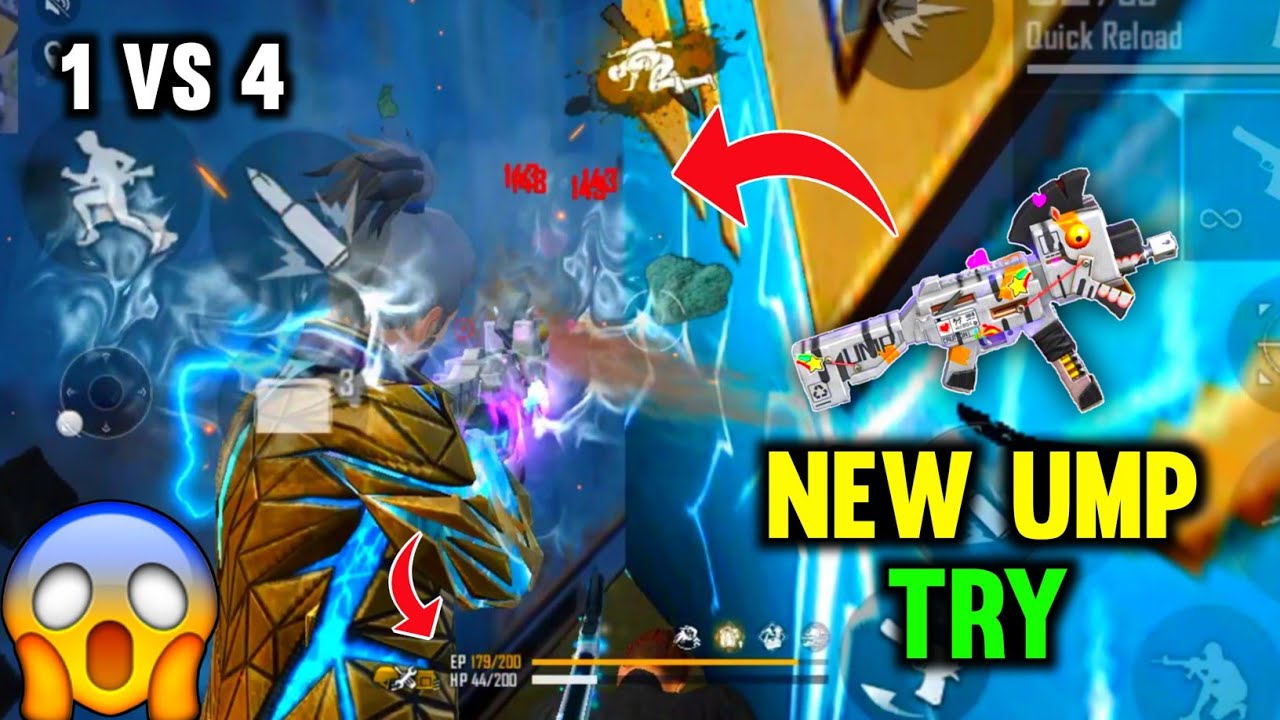 New Zebra Paper Cut Ump Gun Skin🔥 | Most Dangerous Ump Skin Try It Now ...