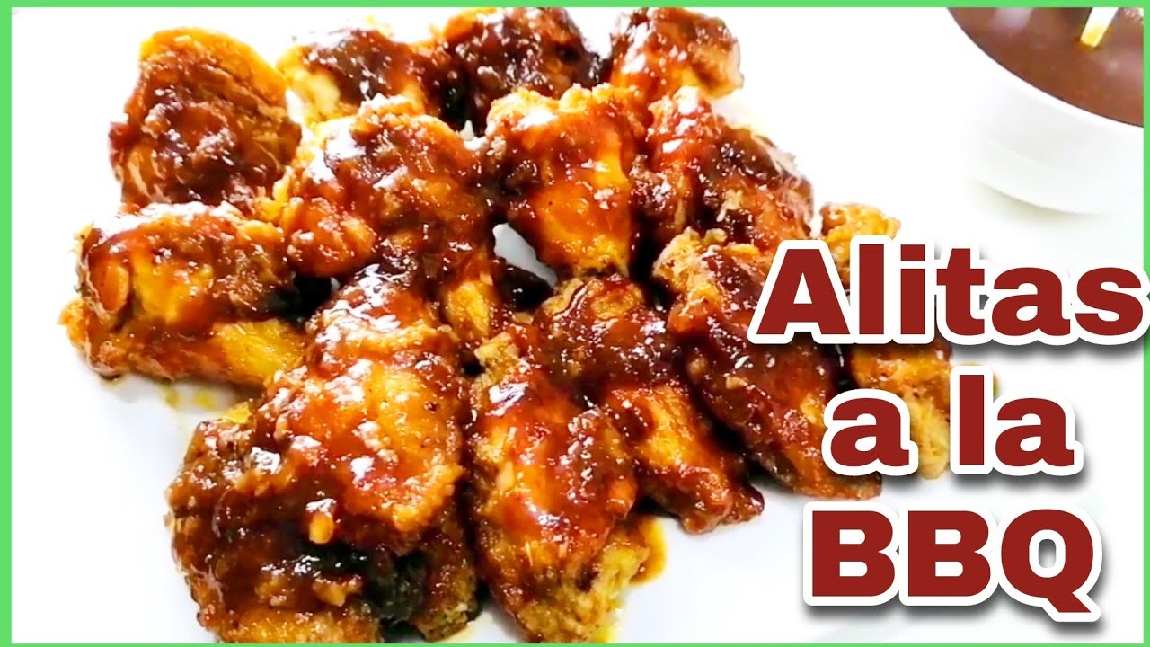 COMO HACER ALITAS A LA BBQ. ALITAS EN SALSA DE BARBACOA. SALSA ...