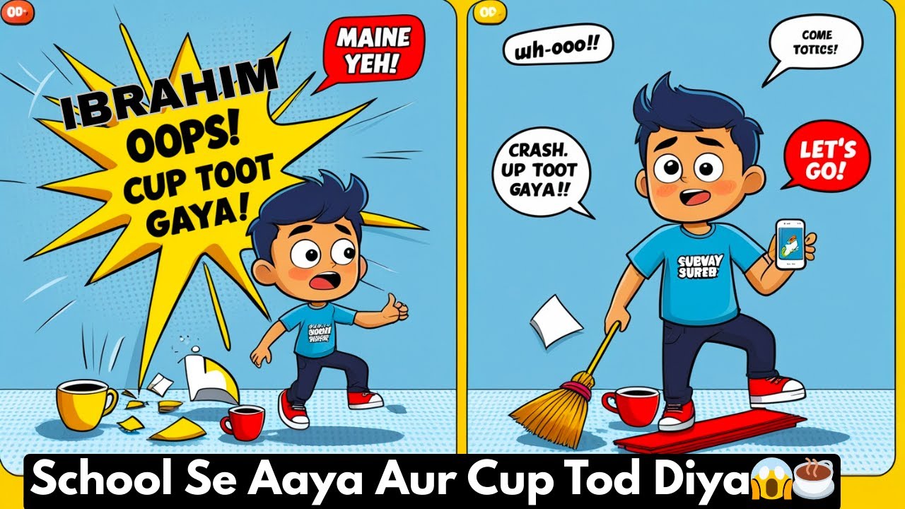 Oops! Ibrahim Ne Cup Tora | Subway Surfer & Full Fun Vlog 🎮 | School Se ...