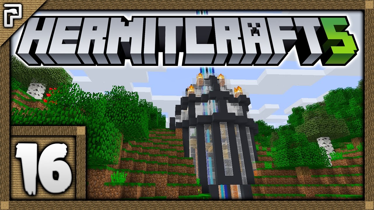 🐚 Hermitcraft 5 | Let's Play Minecraft Survival | The Surface Entrance ...