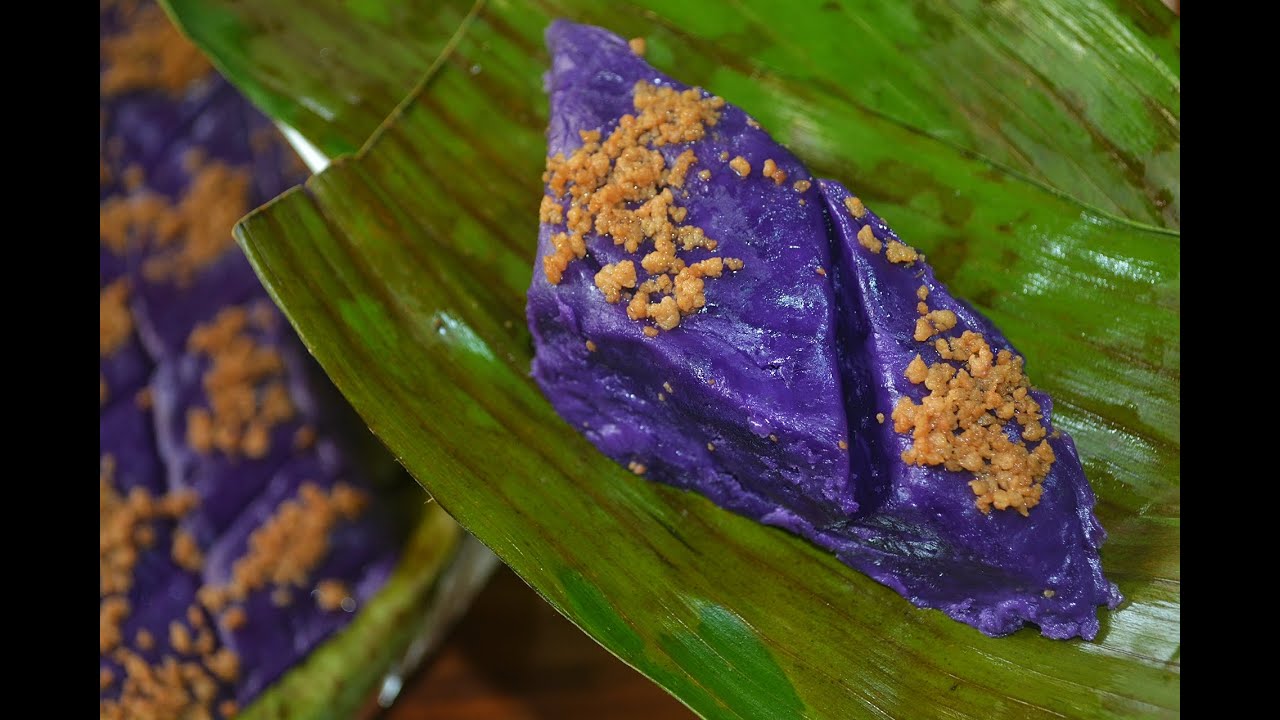 Ube Rice Maja | Majang Bigas | Rice Maja With Ube | Filipino Kakanin ...