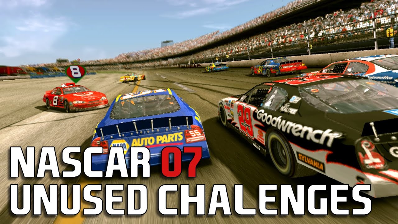 NASCAR 07: Unused Dodge Challenges Gameplay - YouTube