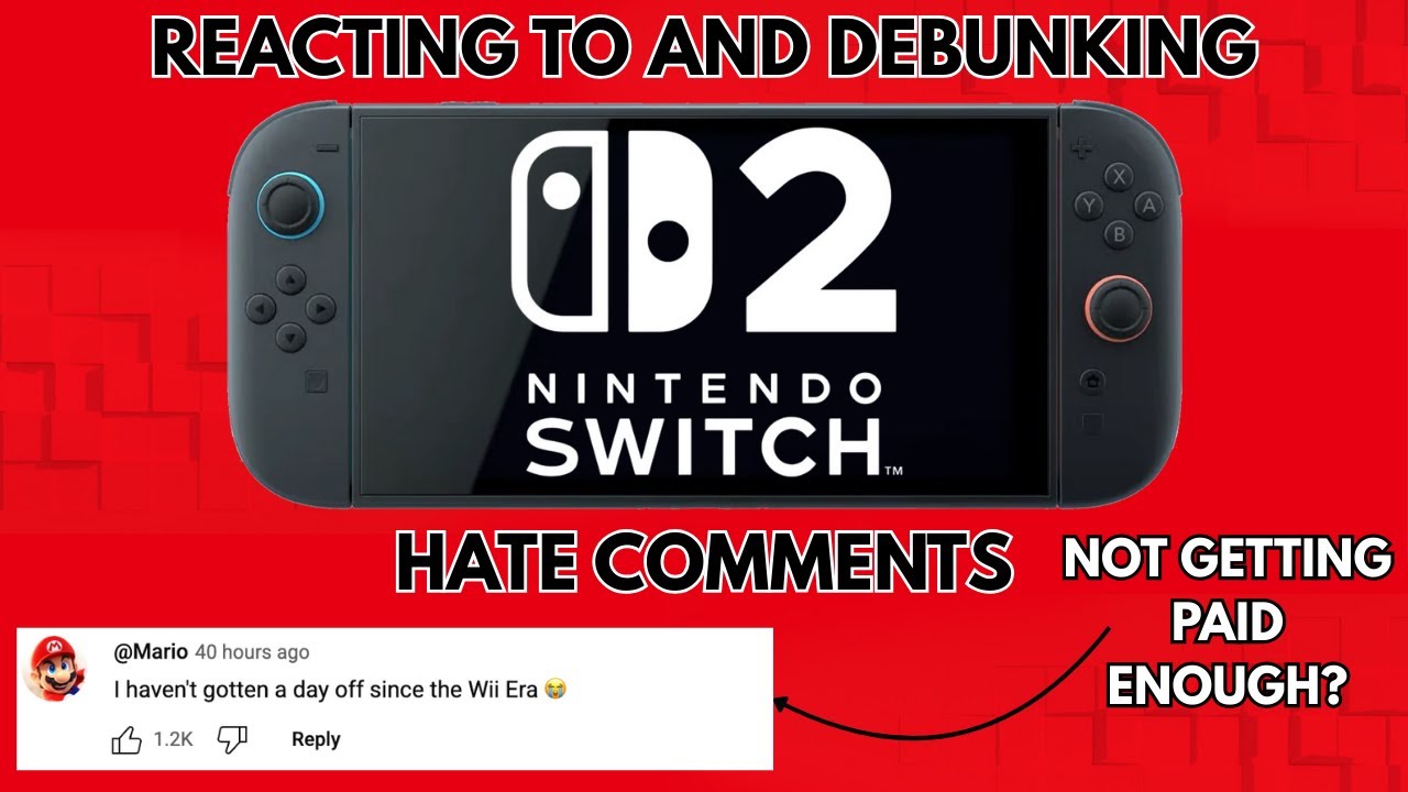 Reacting to Nintendo Switch 2 HATE Comments - YouTube
