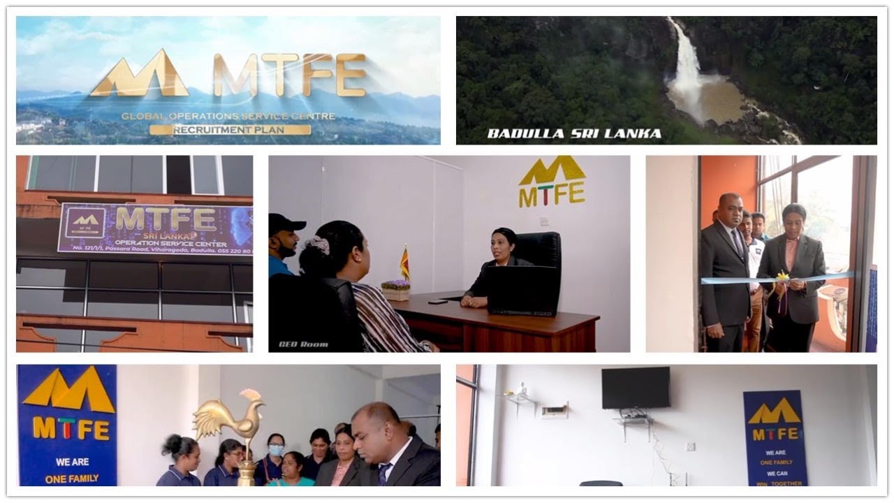 MTFE Sri Lanka Operations Center opens #MTFE #mtfe - YouTube