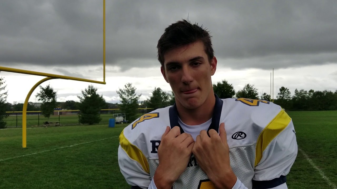 Hartland Football's Zach Linfield - YouTube