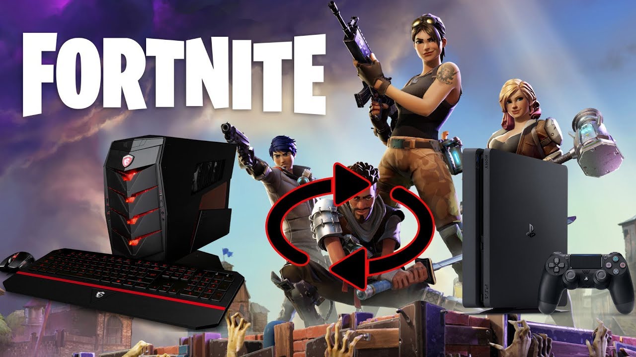 PC AND PS4 PLAYERS CAN PLAY FORNITE TOGETHER!!!CROSS PLATFORM TUTORIAL ...