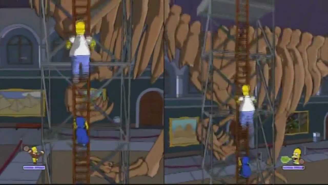 Let's Play The Simpsons Game Co-op Dual Com Part 1 - YouTube