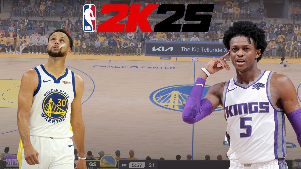 NBA 2K25 - Sacramento Kings vs Golden State Warriors - Gameplay (4K UHD ...