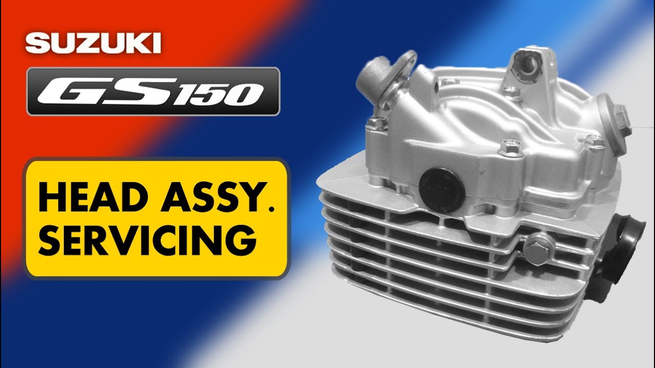 Cylinder Head Servicing || For Suzuki GS150 / EN125 @s-autos - YouTube