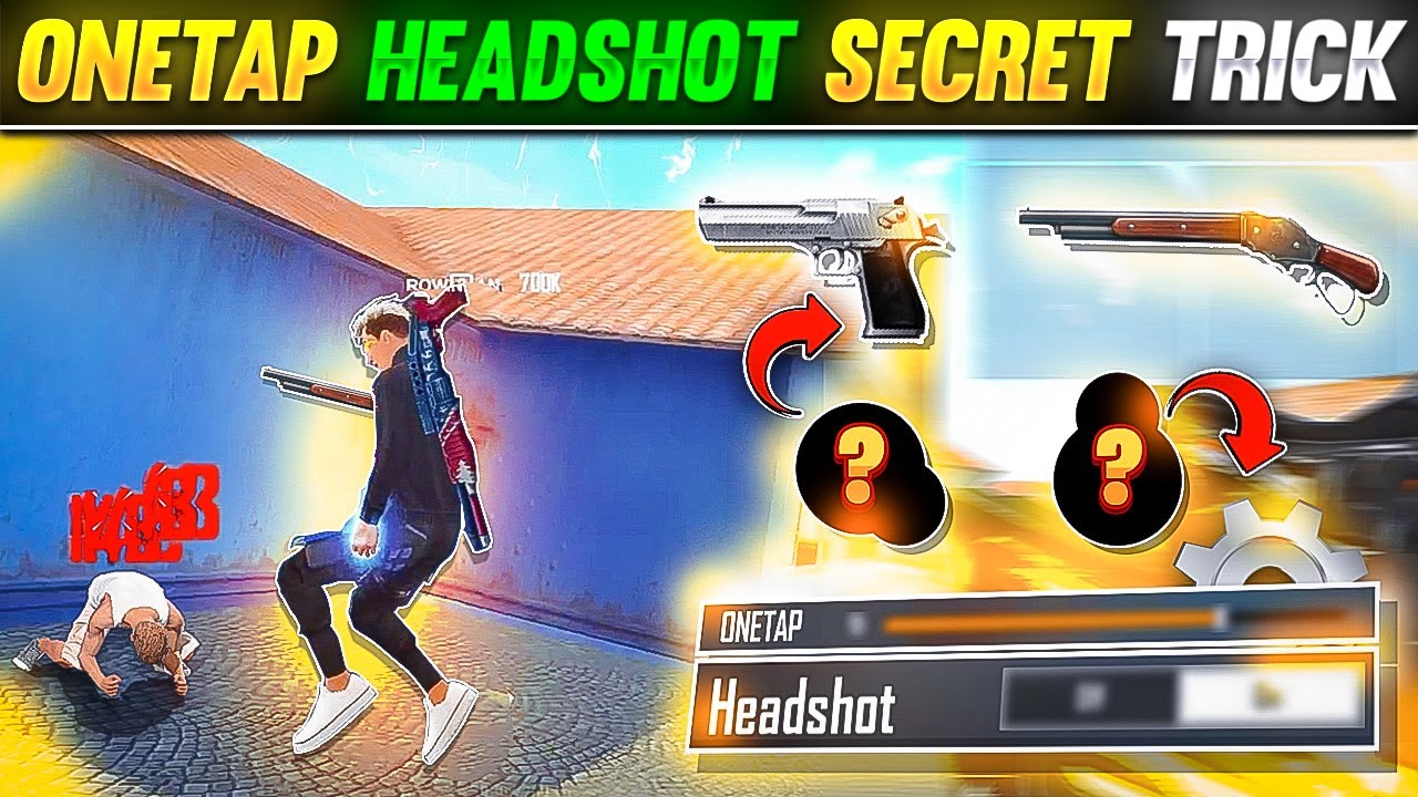 One Tap Headshot Secret Trick 🔥 | New One Tap Headshot Trick | Free ...