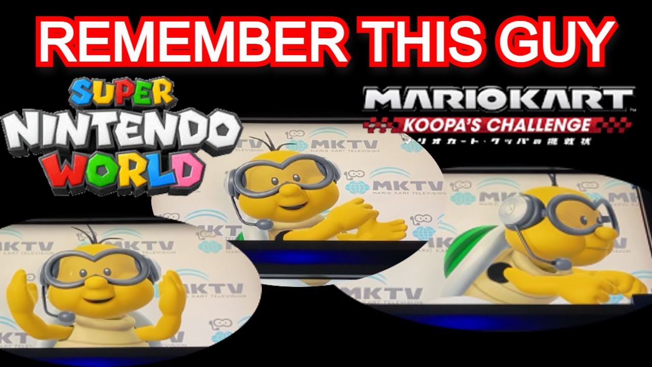 MEET LAKITU(JUGEMU) at Mario Kart: Bowser's Challenge Super Nintendo ...