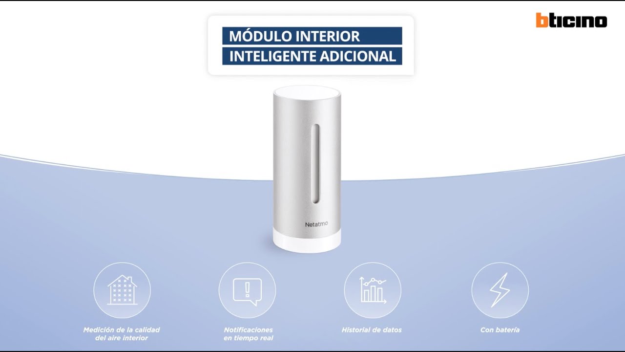 Netatmo - Modulo interior adicional para estación meteorológica NIM ...