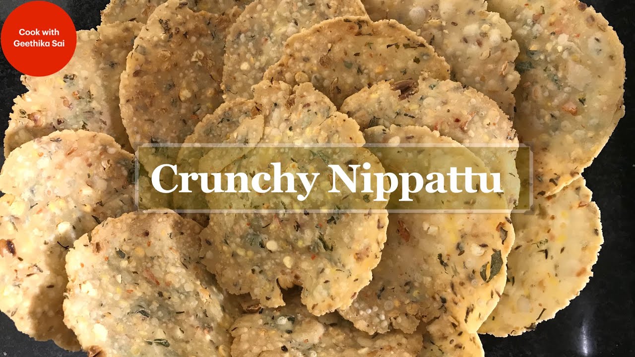 Quick and easy Nippattu / how to make crispy Nippattu / Recipe in ...