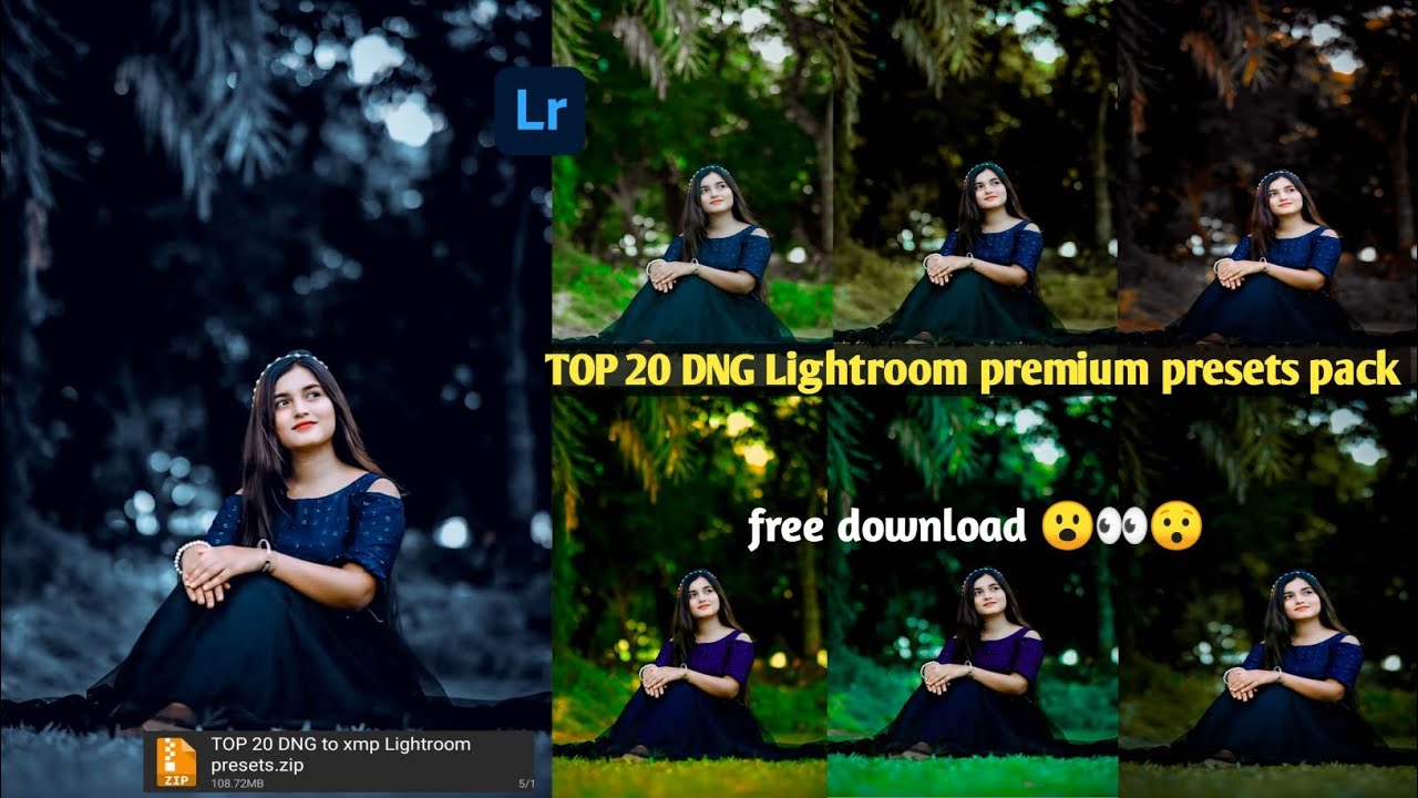 TOP 20 DNG Lightroom premium presets pack! Lightroom Mobile Presets ...