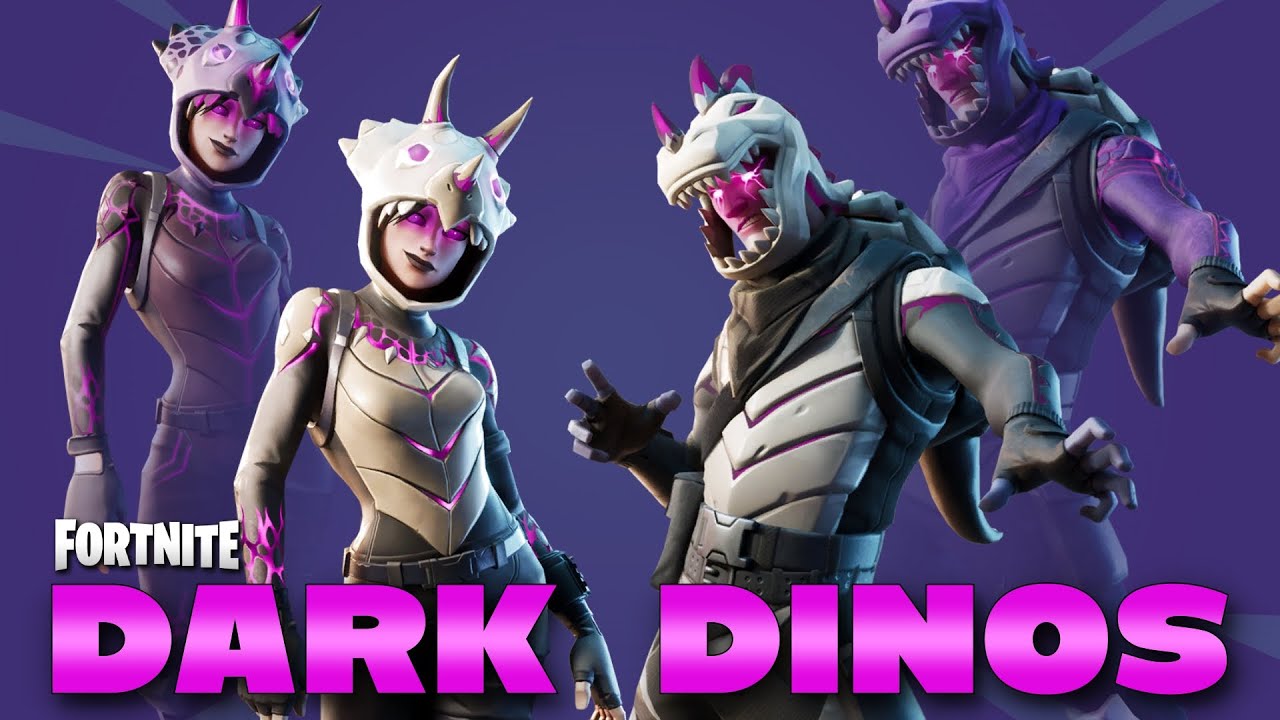 DARK REX & DARK TRICERA OPS GAMEPLAY - ALMOST 3500 WINS - FORTNITE ...
