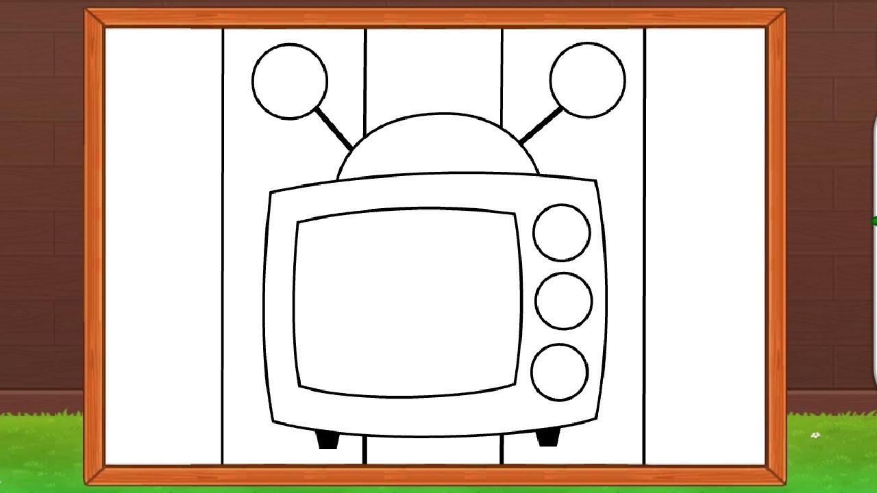 TV COLOUR DRAWING #3 - YouTube