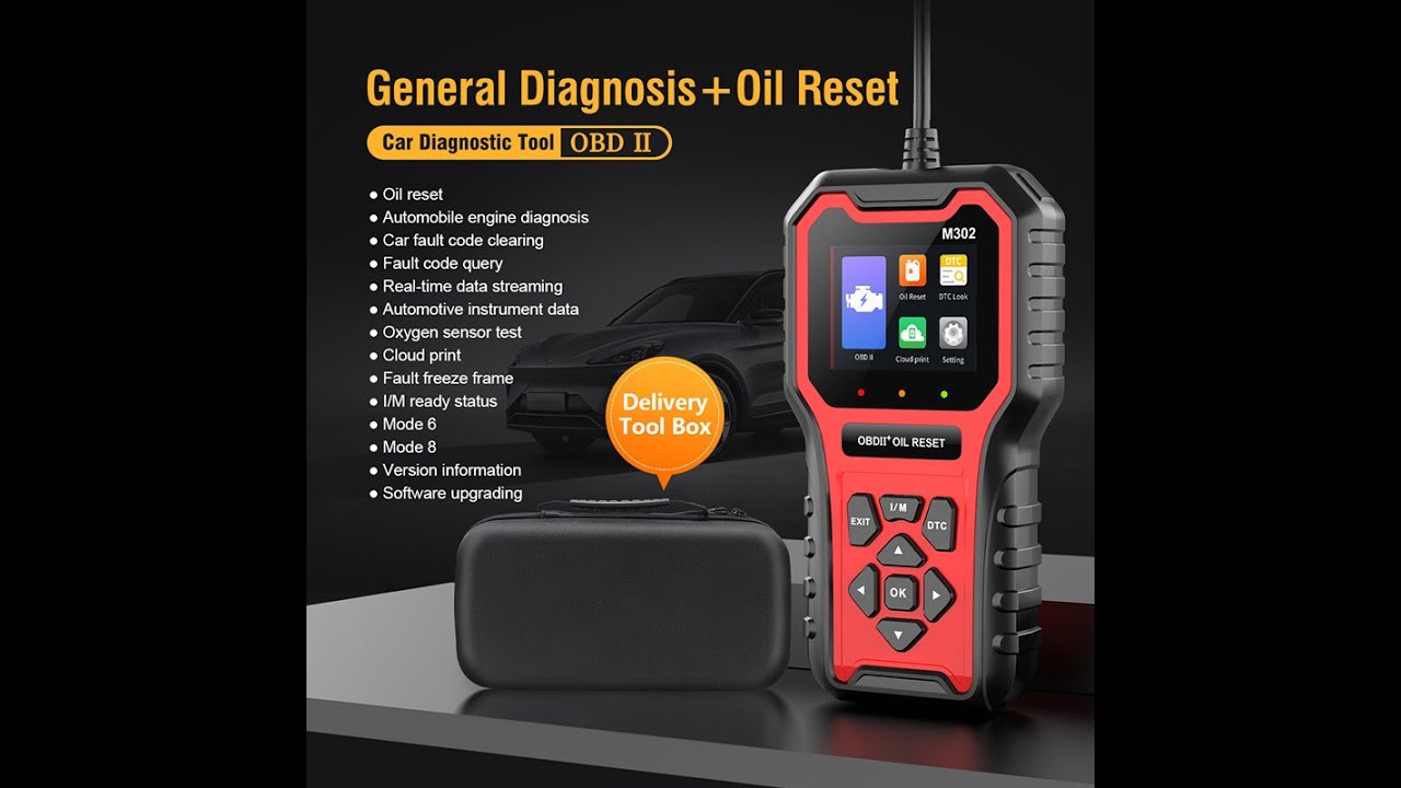 Oil Reset Car Obd2 Scanner Diagnostic Tool Vehicle Fault Code Scanner Engine Fault Code Reader ...