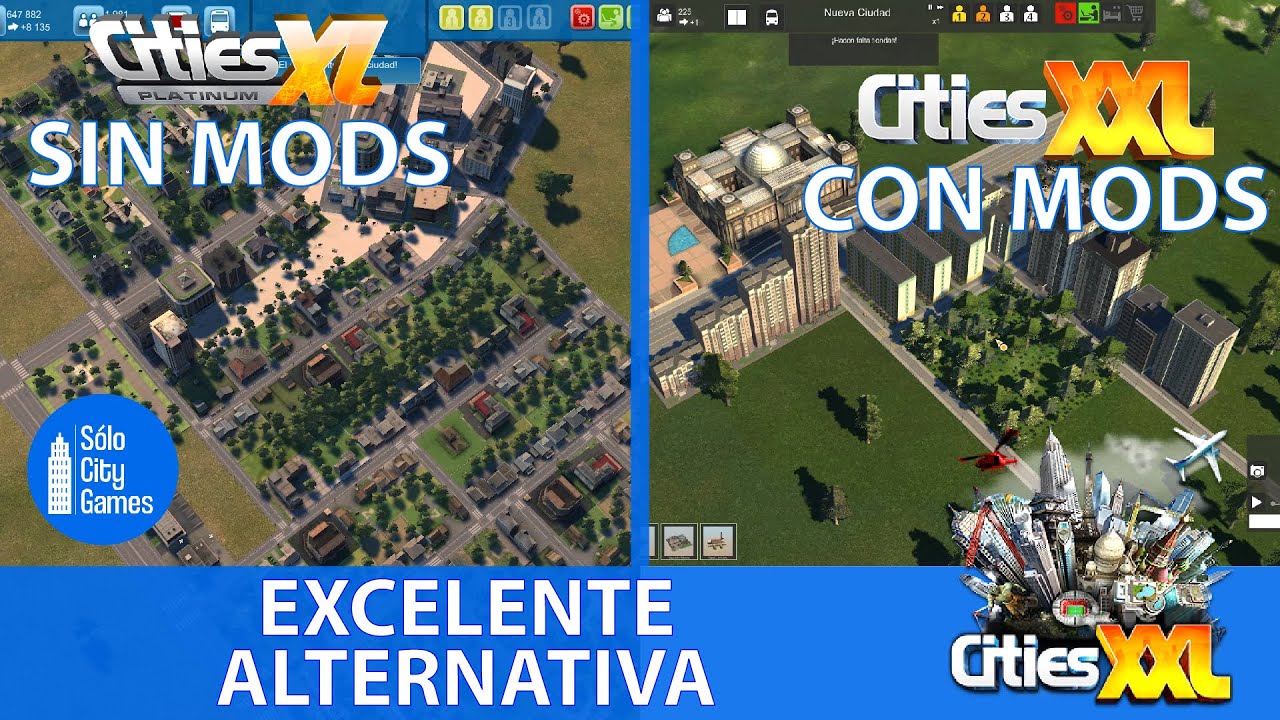 Cómo iniciar en Cities XL Platinum sin mods y Cities XXL utilizando ...
