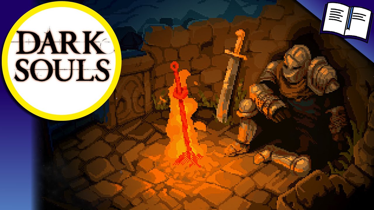 REST at the DARK SOULS Ambience BONFIRE 📚 [dark fantasy books dark ...