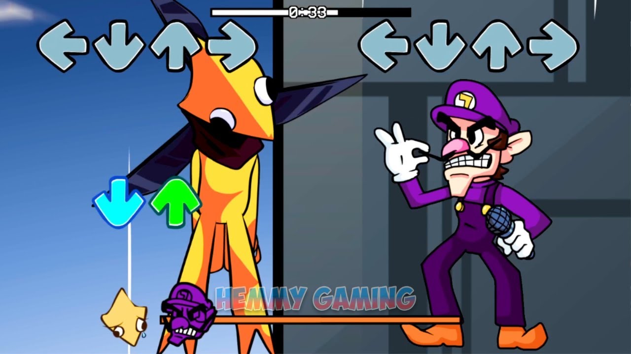 FNF New Rainbow Friends 2D vs Mario ALL PHASES Sings Ejected | Super ...