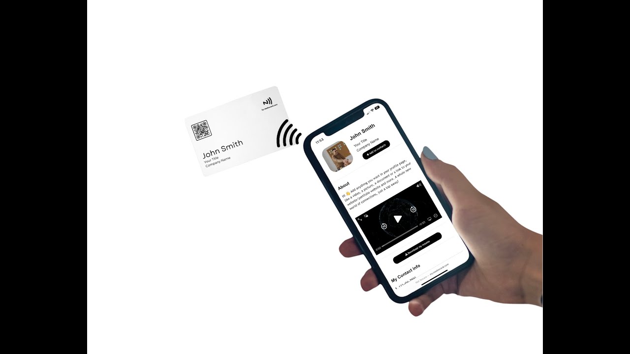 Neo Business Card - YouTube