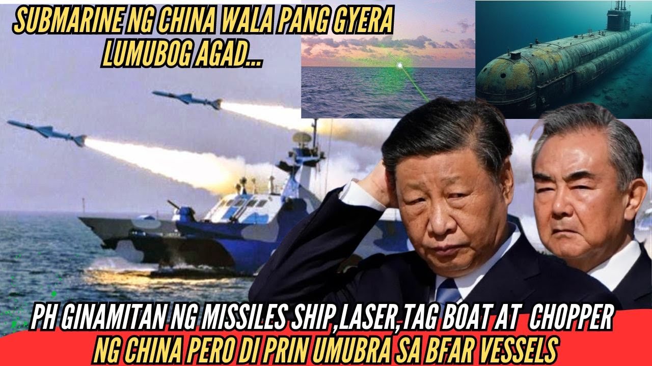 PH GINAMITAN NG MISSILES SHIP,LASER,TAG BOAT AT CHOPPER NG CHINA PERO ...