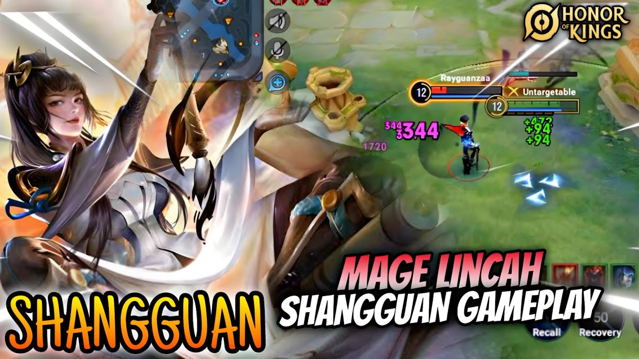 Honor of Kings (Shangguan) Best Build And Arcana - YouTube