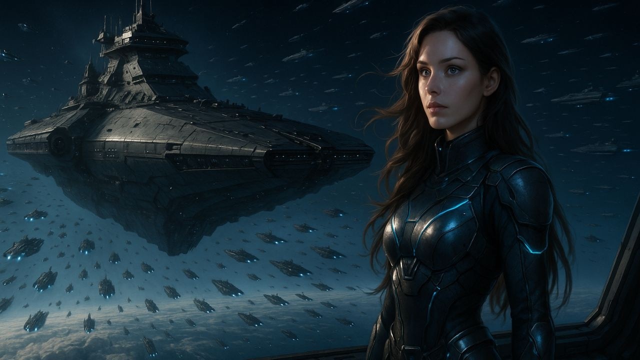 An Unknown Warship Appears in Deep Space — Built by Humans, Programmed ...