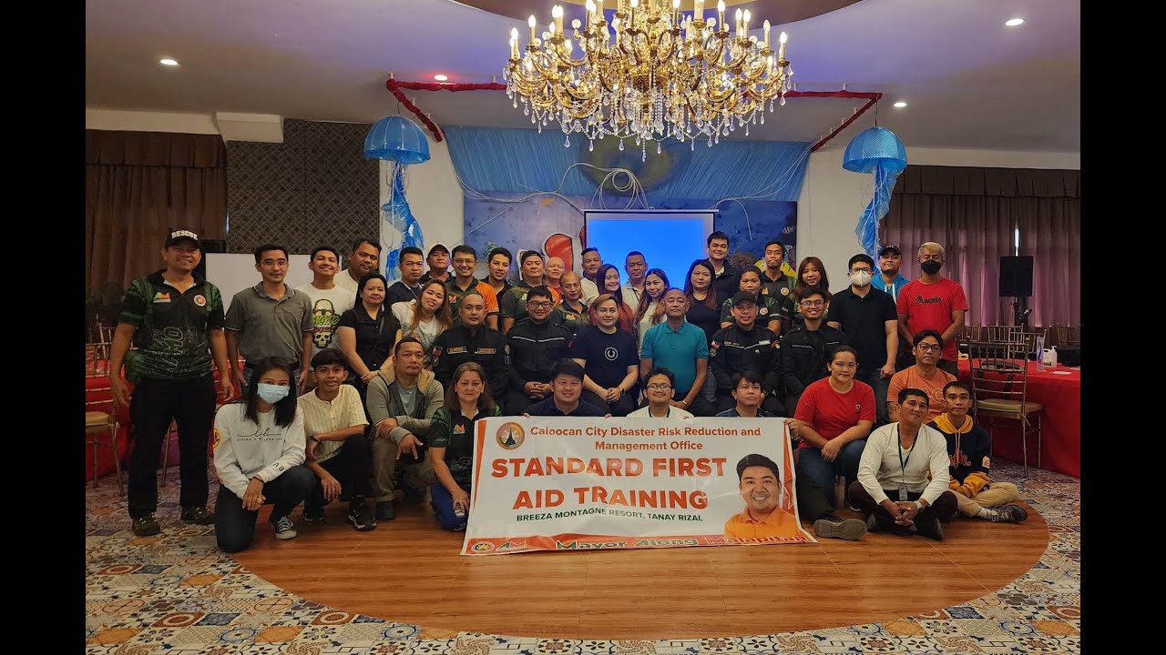 Standard First Aid Training Caloocan CDRRMO Batch2 at Breeza Montagne ...