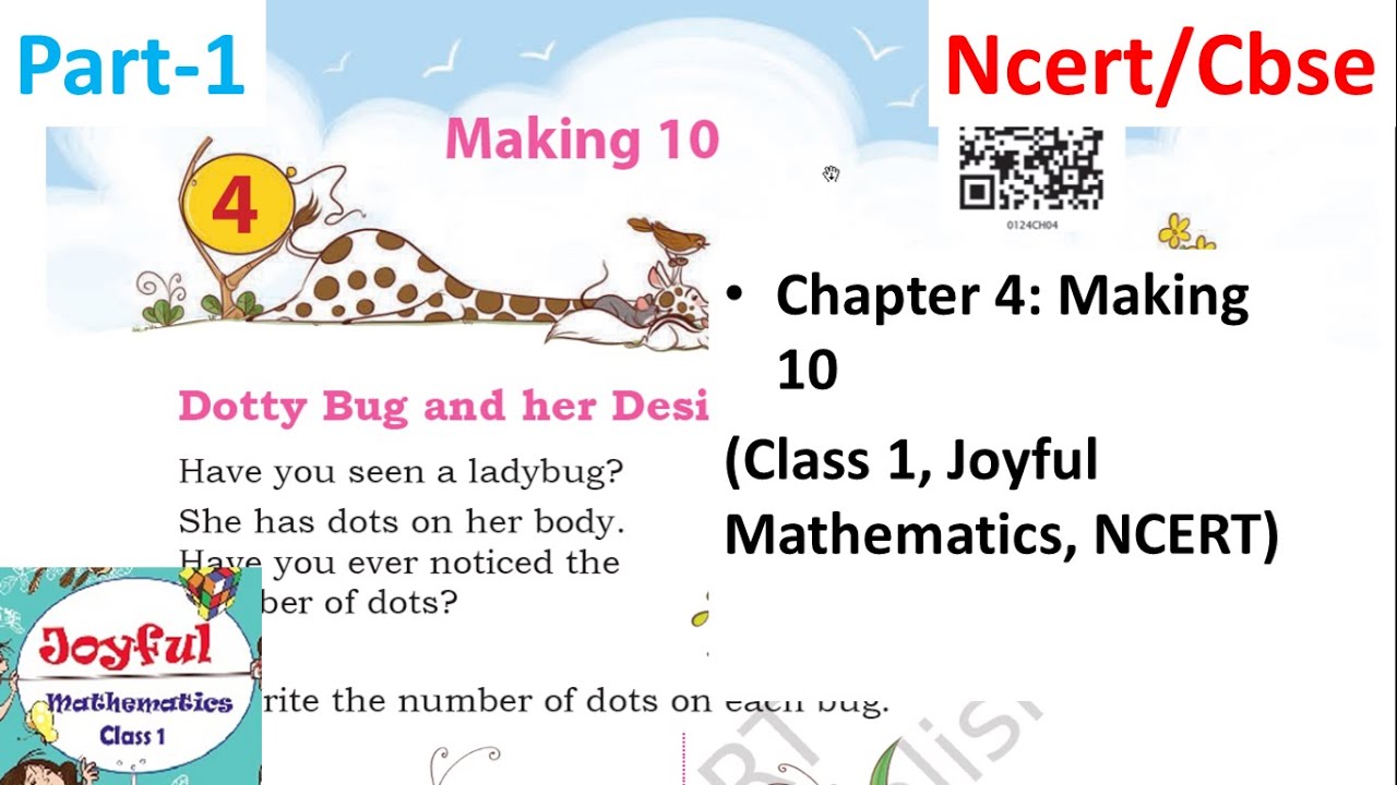 Chp4 Making 10 (JOYFUL MATHS book) Class 1 CBSE/NCERT Solution ...