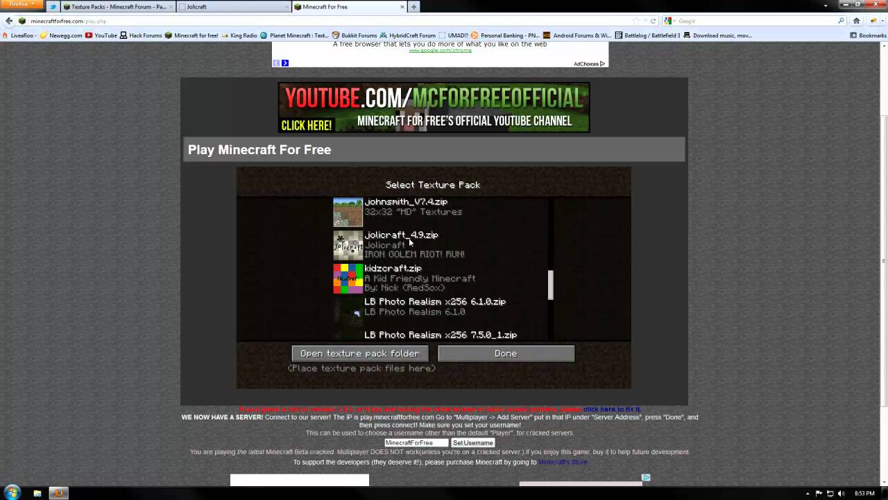 How to use Texture Packs on Minecraft For Free! - YouTube