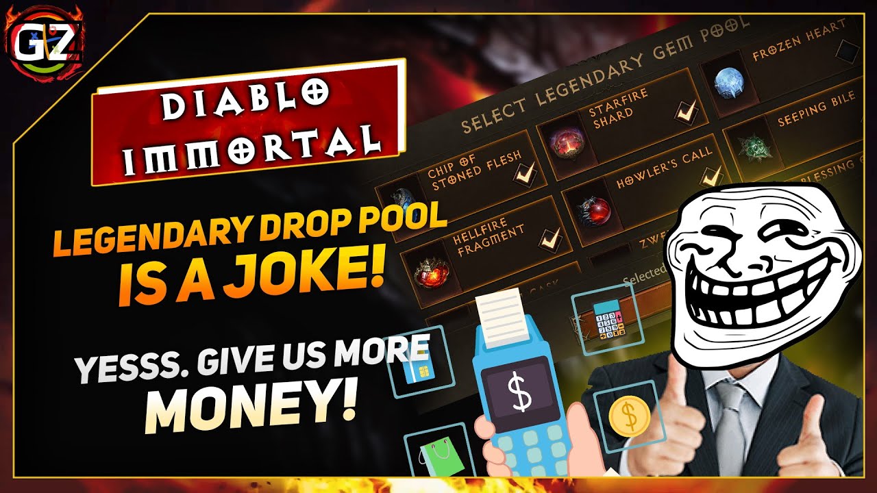YESSS GIVE US MORE MONEY | Legendary Drop Pool Is a JOKE | Diablo ...