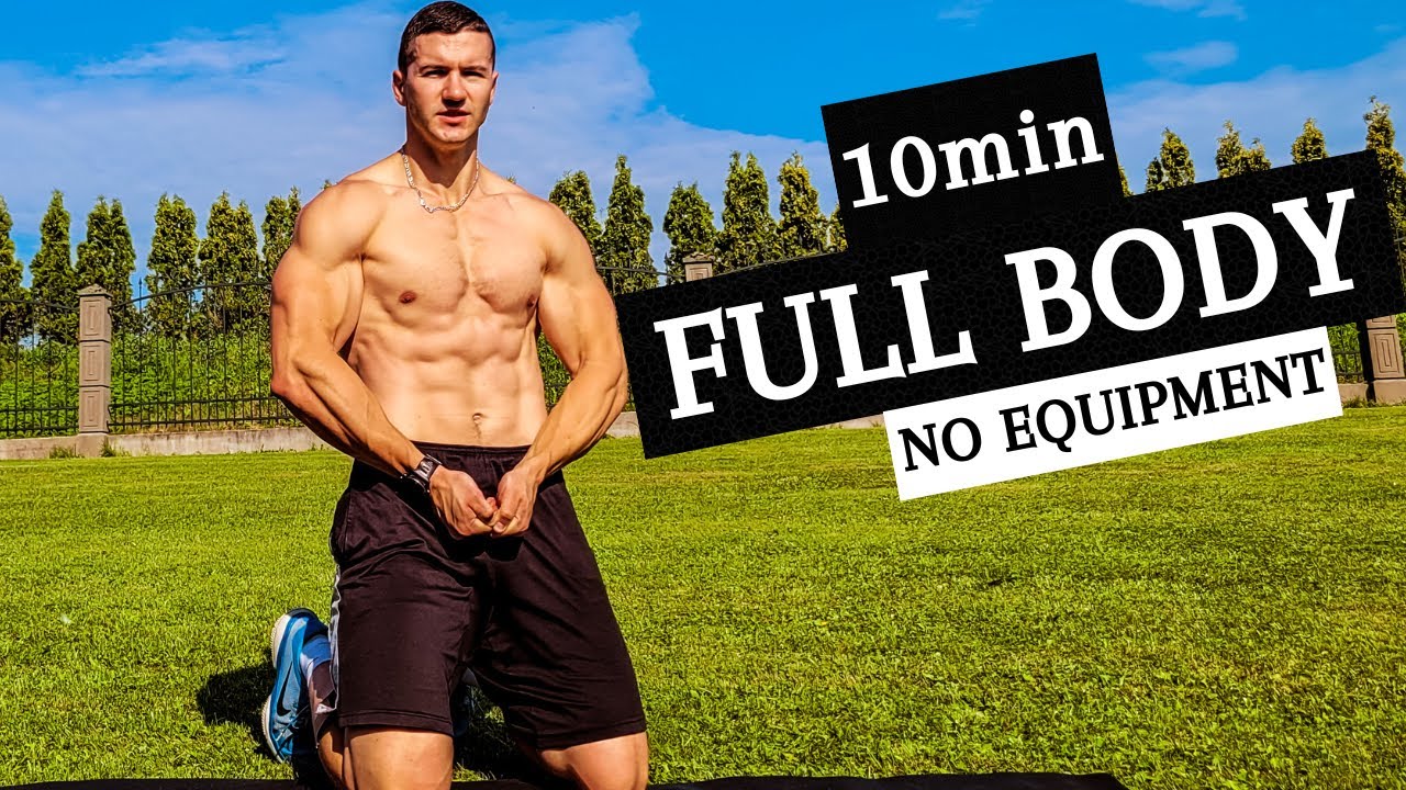 10 MINUTE FULL BODY WORKOUT BEGINNER (No equipment) - YouTube