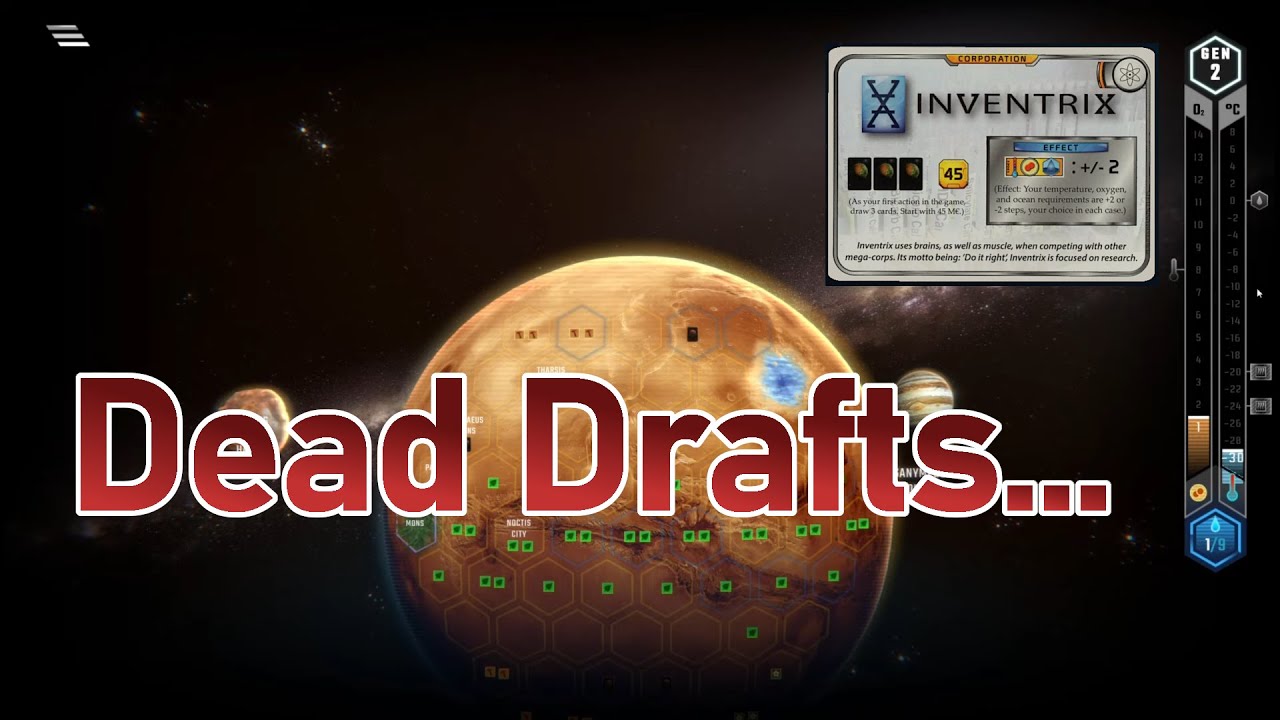 Terraforming Mars Online #89 - Inventrix with AGT! - YouTube