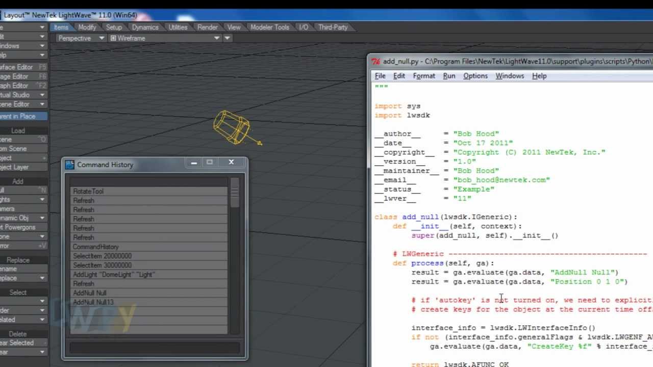 Lwpy An Intro To Python For Lightwave® Part 3 Commands And Cmd 2661