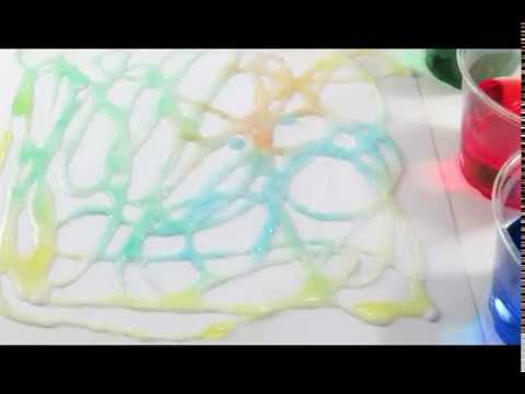 Salt Crystal Painting for Kids! - YouTube