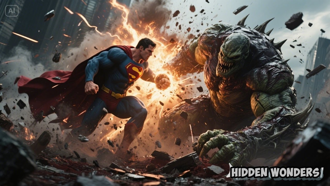 The Day the Sky Fell, Superman vs Doomsday - YouTube